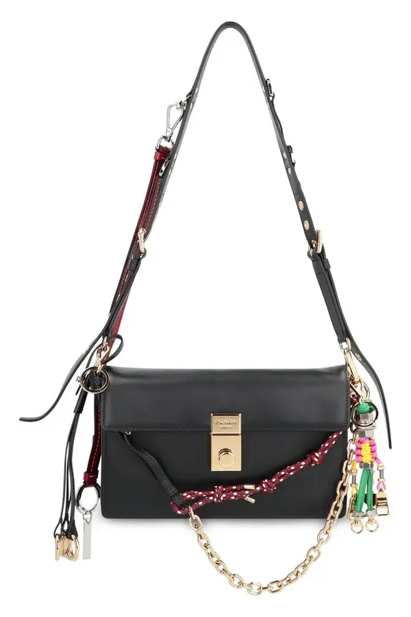 Prada Soft Sound Mini Leather Shoulder Bag, 24 Cm