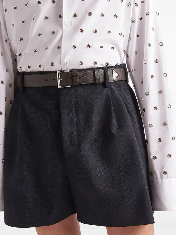 Prada Saffiano Leather Belt For