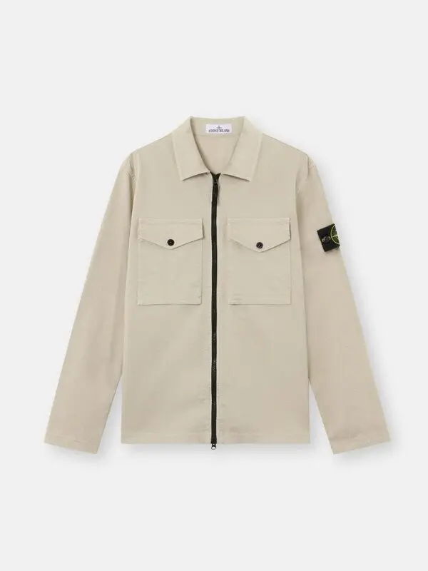 Stone Island Sandstone-treated Overshirt