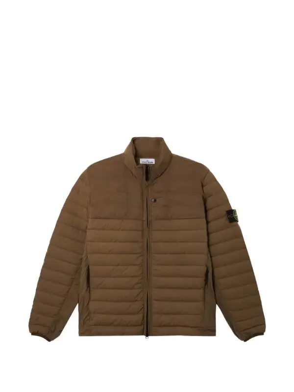 Stone Island Quilted Zip-up Jacket - Militgreen
