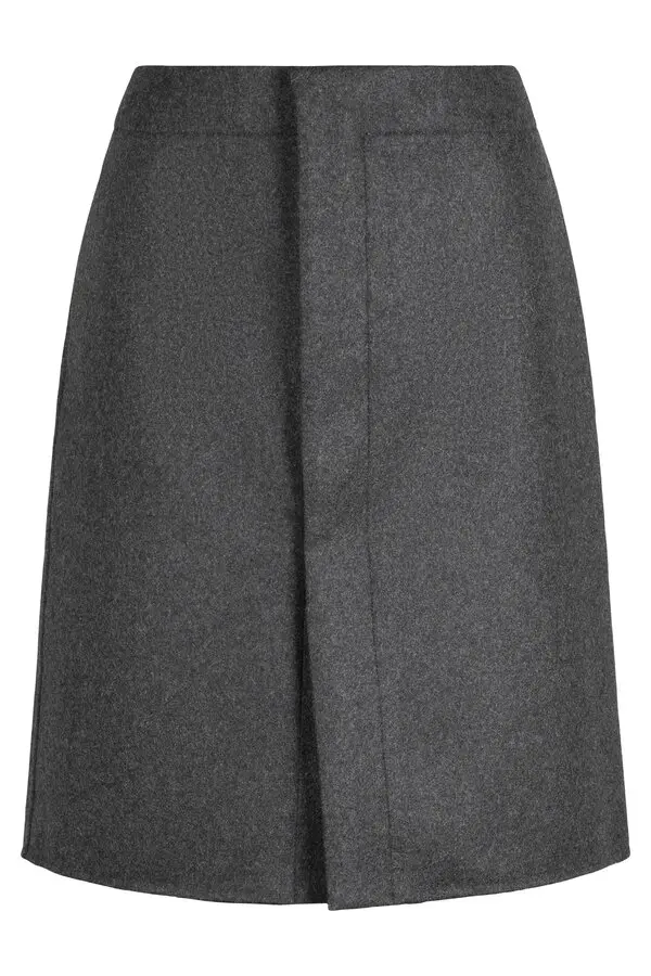 TOD`S Tod's Cashmere Mini Skirt With Side Pockets And Front Slit
