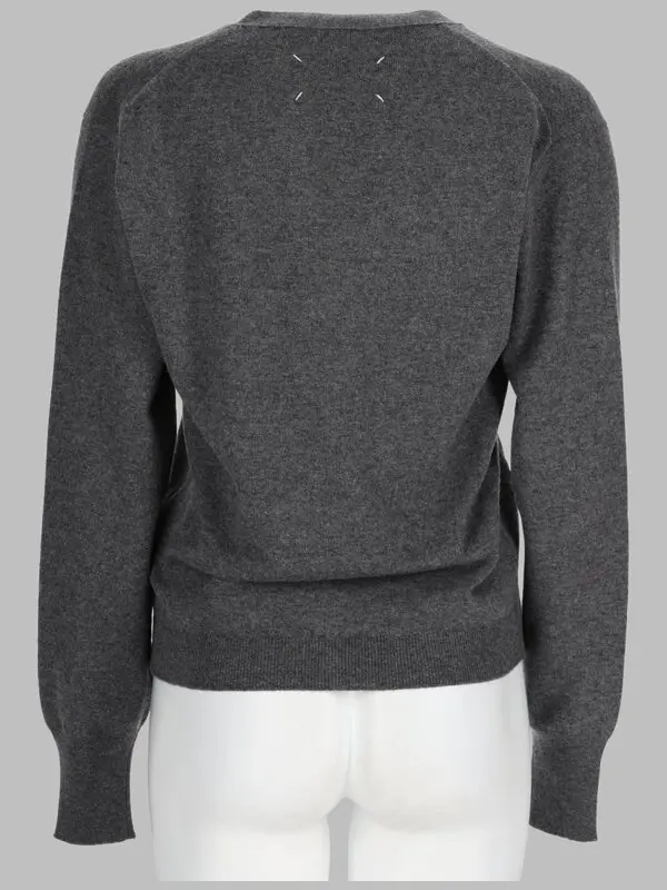 MAISON MARGIELA Cardigan In Virgin Wool - Multicolor