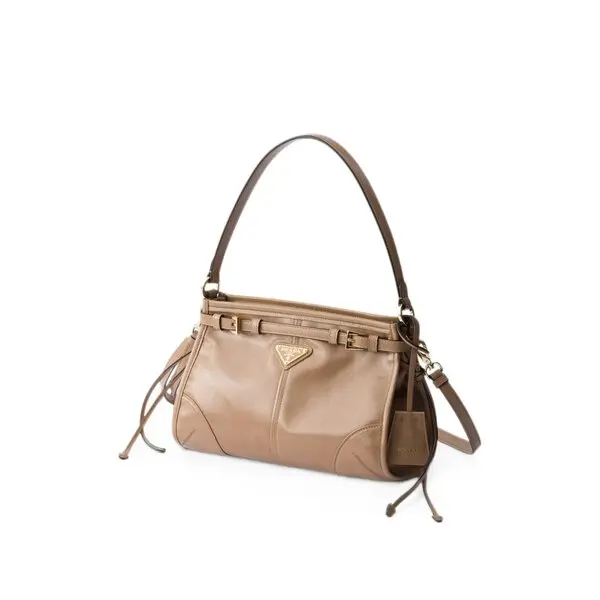 Prada Neutrals Shoulder Bags