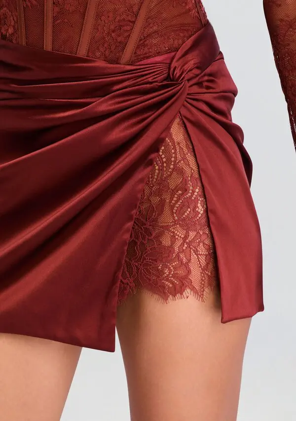 Retrofete Reeve Silk Skirt