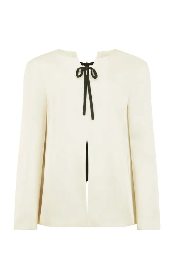 HARRIS TAPPER Loin Satin Faille Top