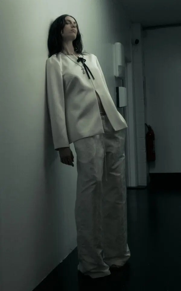 HARRIS TAPPER Drew Wide-leg Taffeta Trousers