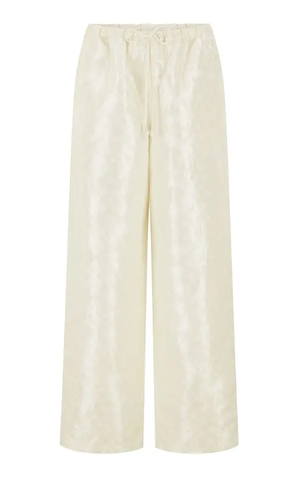 HARRIS TAPPER Drew Wide-leg Taffeta Trousers