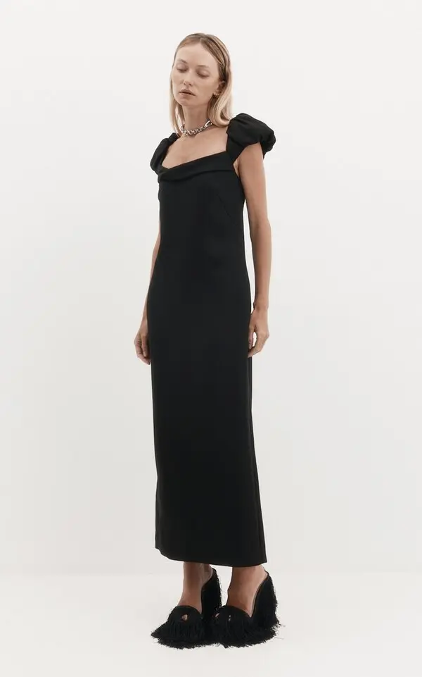 HARRIS TAPPER Robertson Tencel-wool Maxi Dress