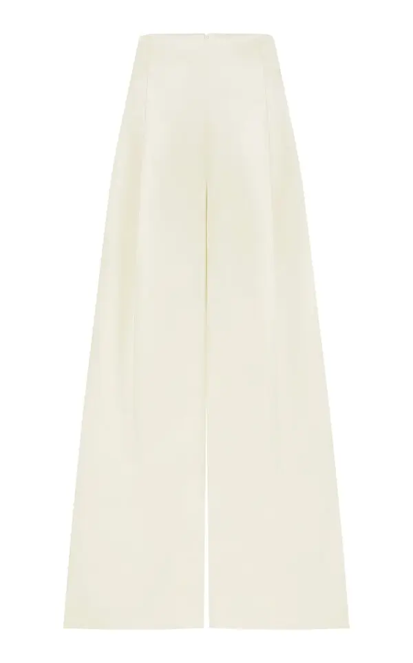 HARRIS TAPPER Exclusive Kennedy Satin Faille Trousers - Ivory