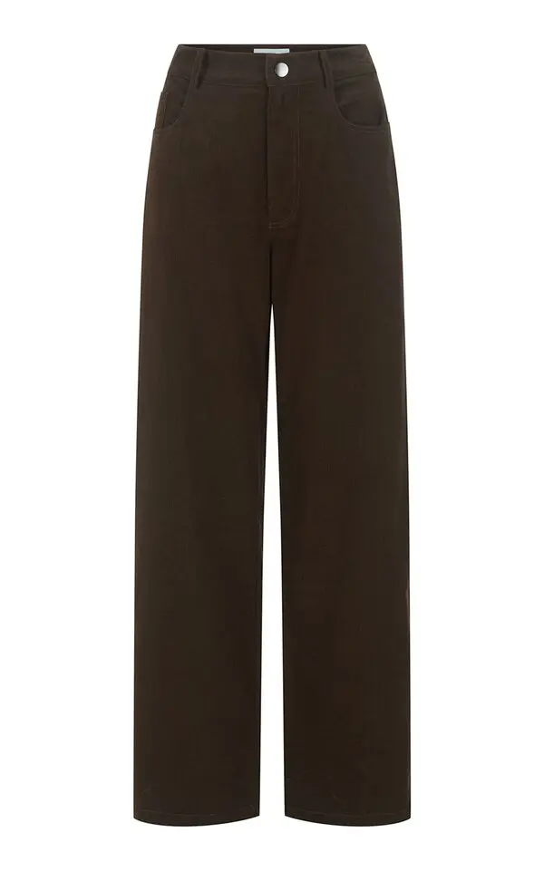 HARRIS TAPPER Dean Cotton Cord Trousers - Brown