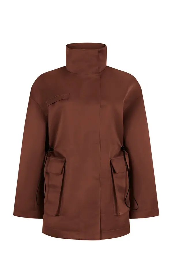 HARRIS TAPPER Balmoral Satin Faille Parka