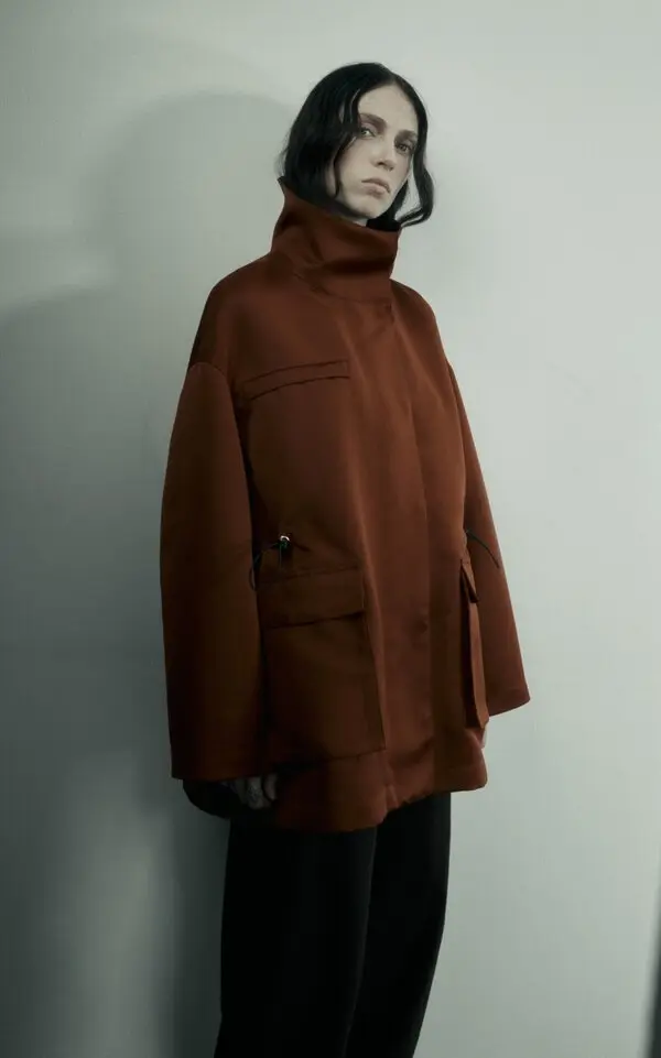 HARRIS TAPPER Balmoral Satin Faille Parka