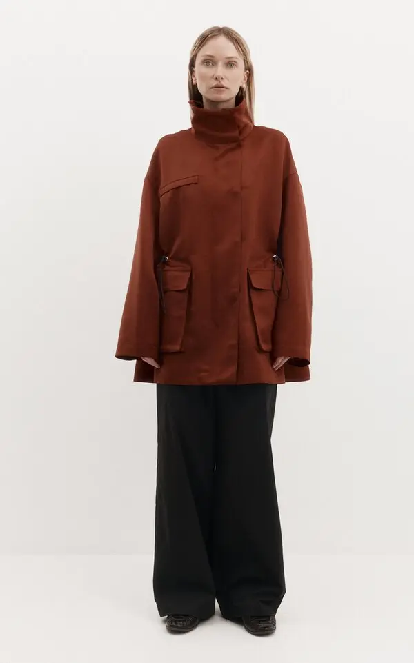 HARRIS TAPPER Balmoral Satin Faille Parka