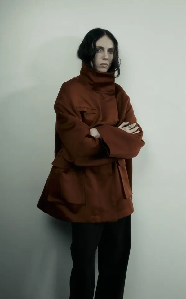 HARRIS TAPPER Balmoral Satin Faille Parka