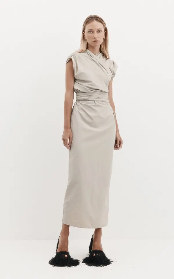 HARRIS TAPPER Chaimberlain Nylon Maxi Dress