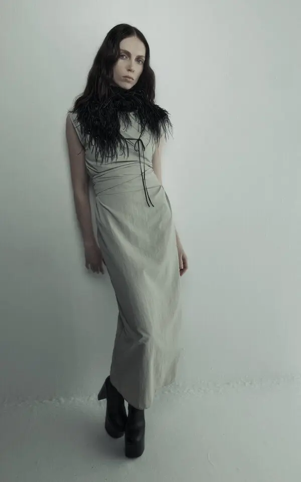 HARRIS TAPPER Chaimberlain Nylon Maxi Dress