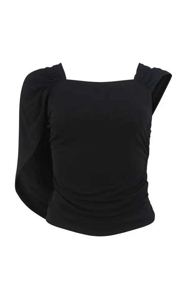 HARRIS TAPPER Heed Draped Jersey Top