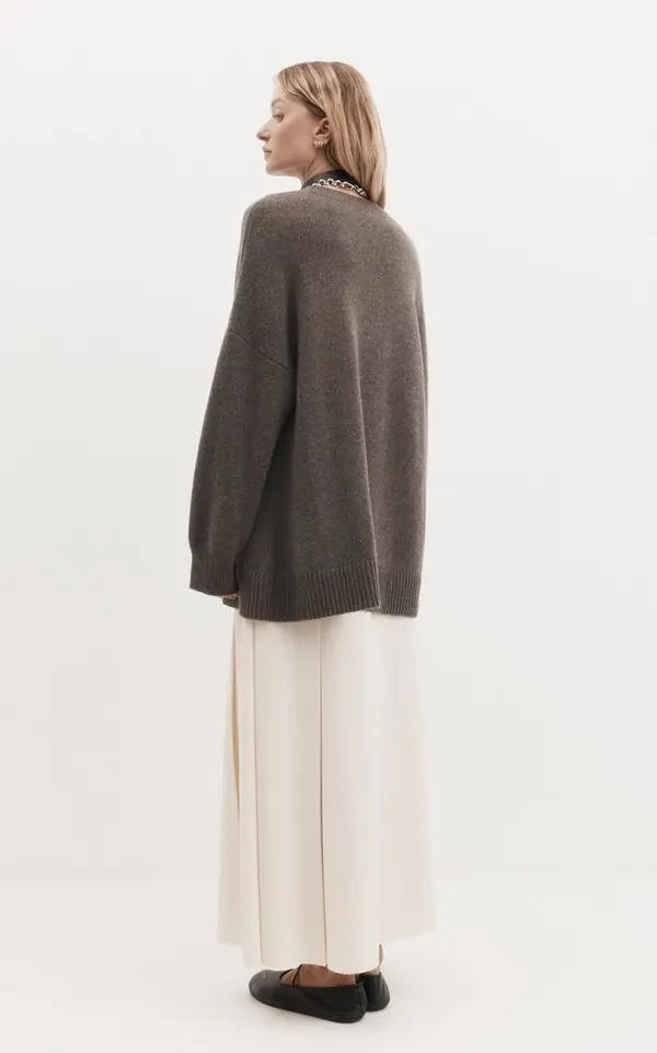 HARRIS TAPPER Ava Drape Suiting Midi Skirt