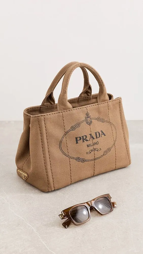 Shopbop Prada Canvas 2 Way Handbag