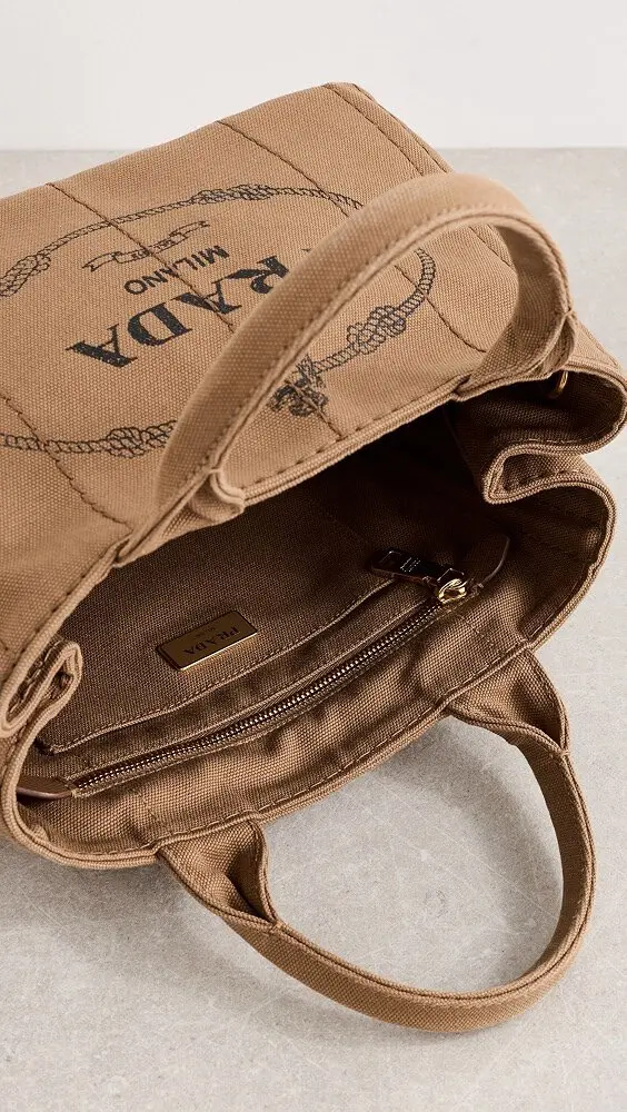 Shopbop Prada Canvas 2 Way Handbag