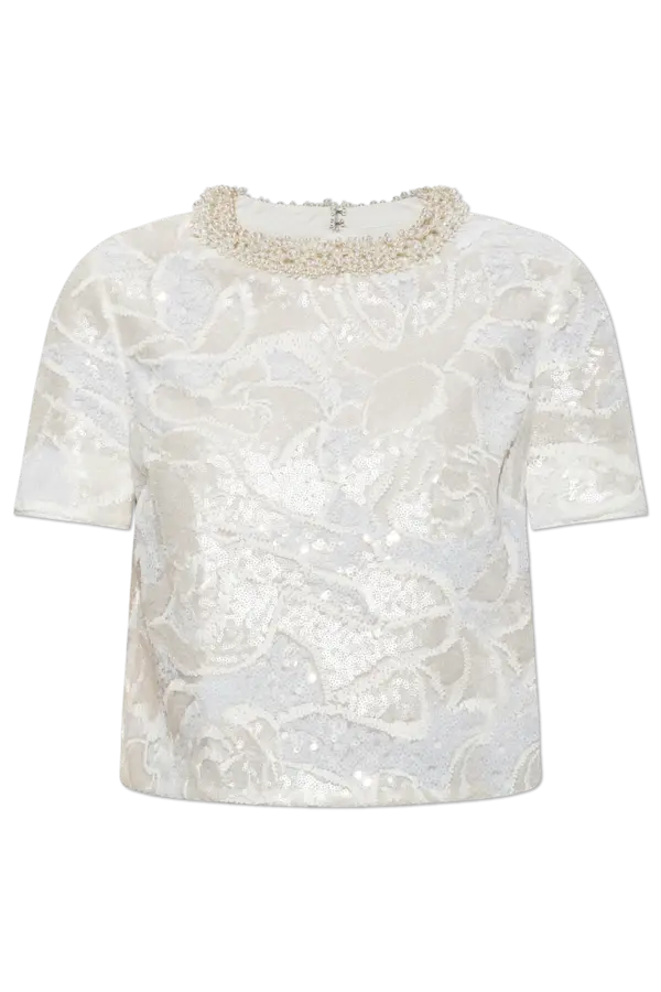 SELF-PORTRAIT Sequin Top