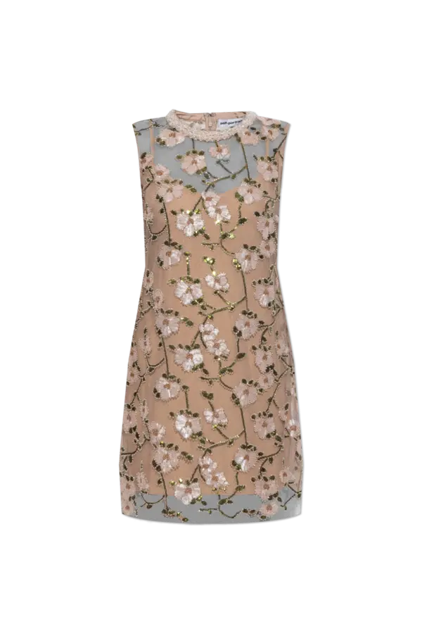 SELF-PORTRAIT Sequin-embellished Dress