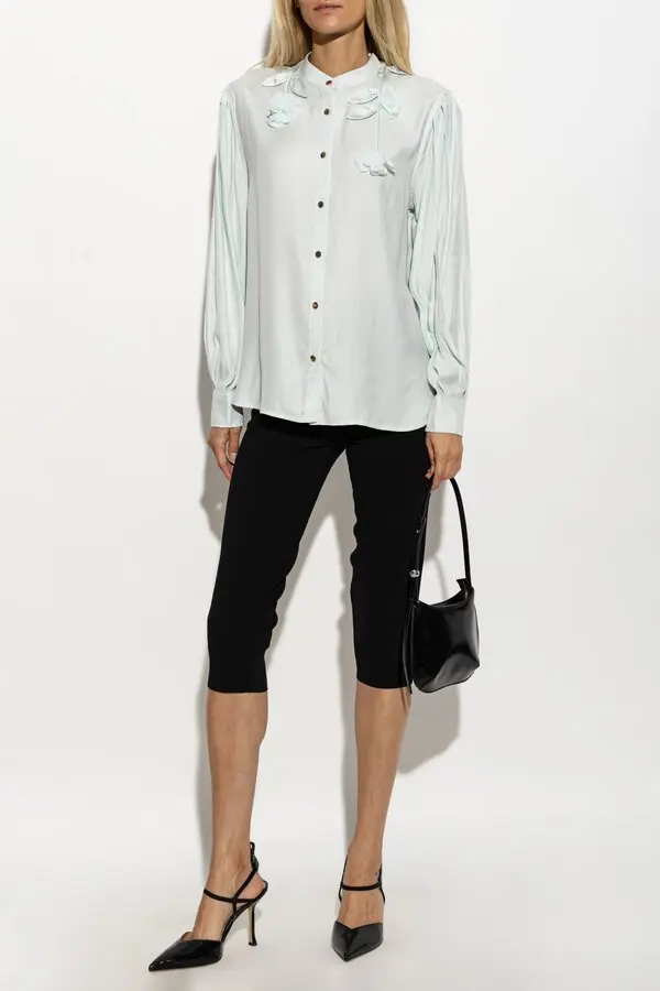 SELF-PORTRAIT Shirt With Embellishment