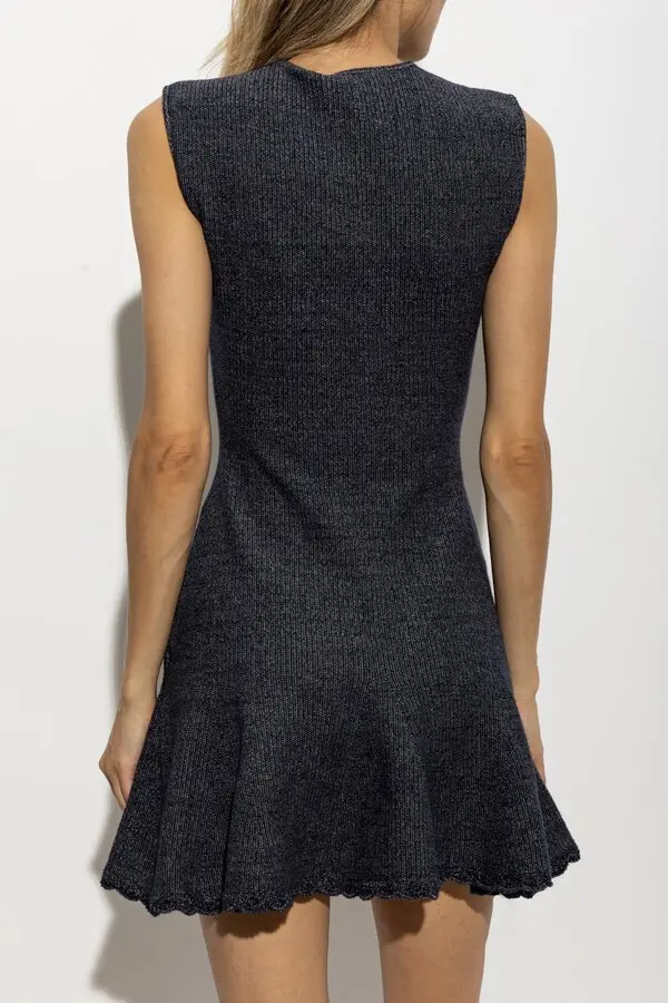 SELF-PORTRAIT Sleeveless Knit Dress
