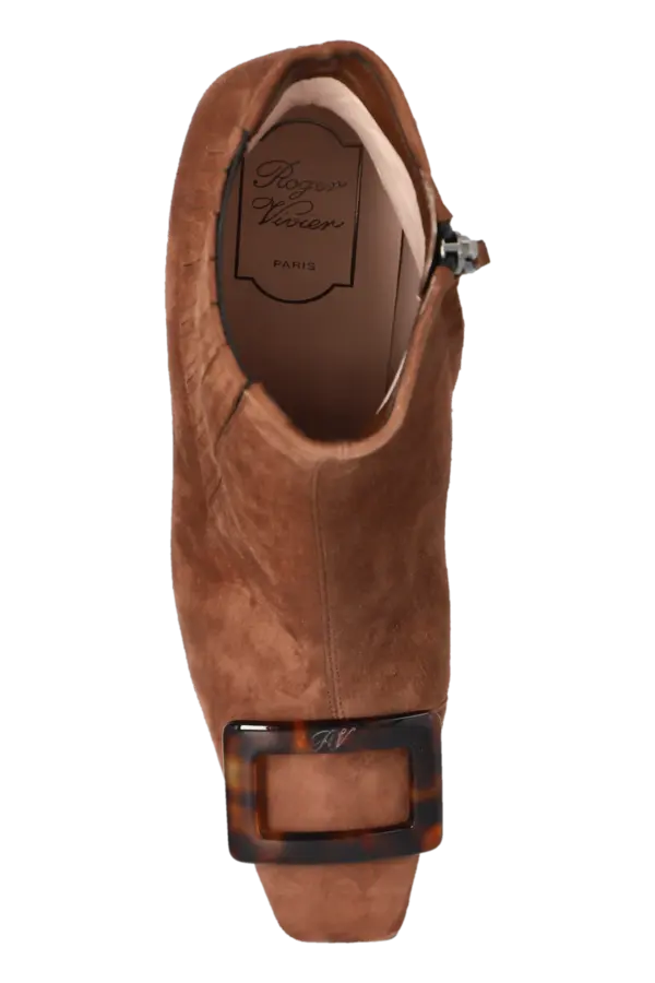 ROGER VIVIER Turtle Chelsea' Heeled Ankle Boots