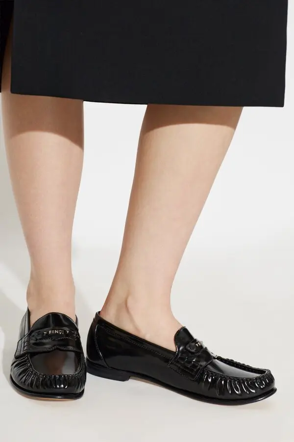 Fendi Leather Loafers