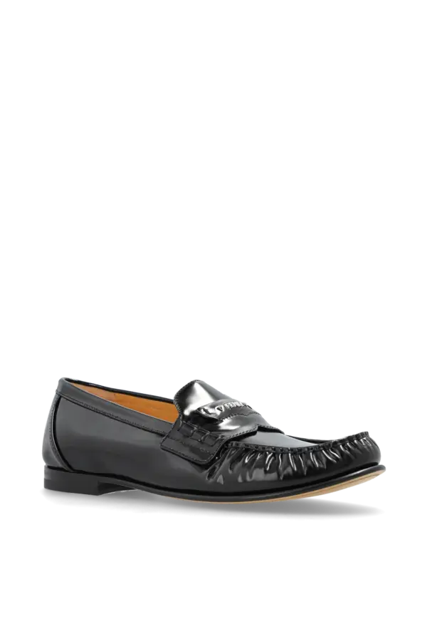 Fendi Leather Loafers