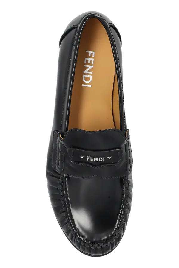 Fendi Leather Loafers