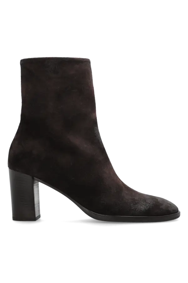 Marsèll Norma Suede Heeled Ankle Boots - Brown