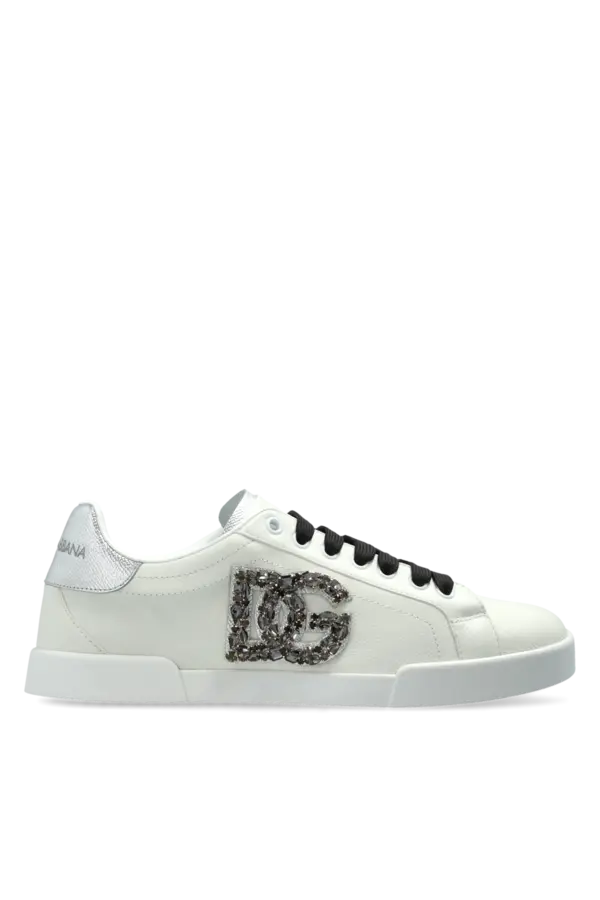 Dolce & Gabbana Leather Sport Shoes With Logo