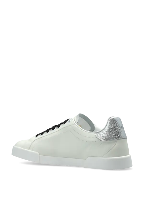 Dolce & Gabbana Leather Sport Shoes With Logo