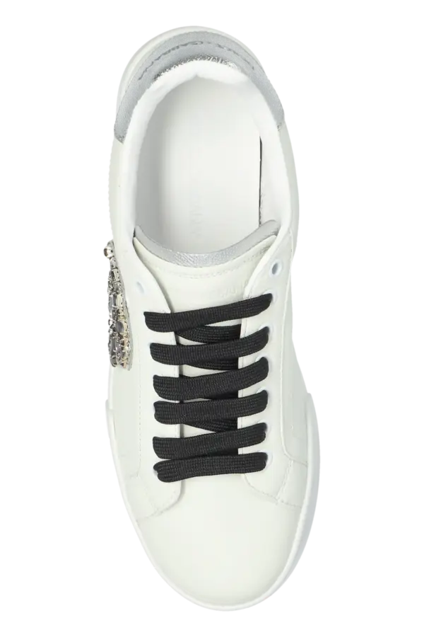 Dolce & Gabbana Leather Sport Shoes With Logo