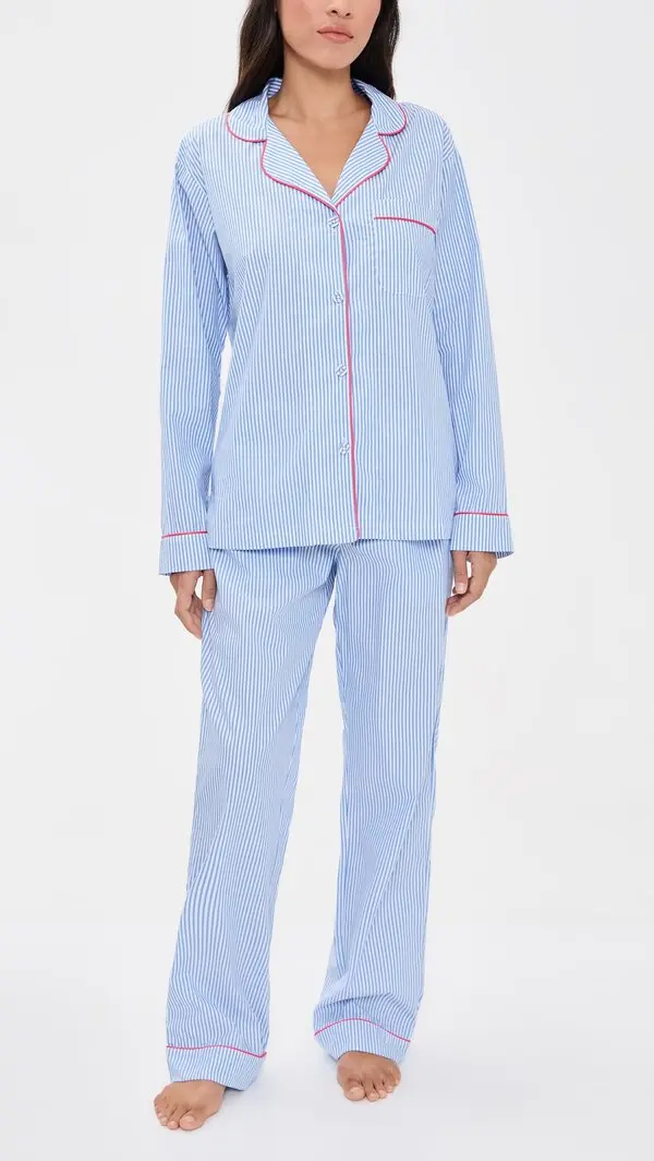 BEDHEAD PAJAMAS Classic Cotton Poplin Pajama Set