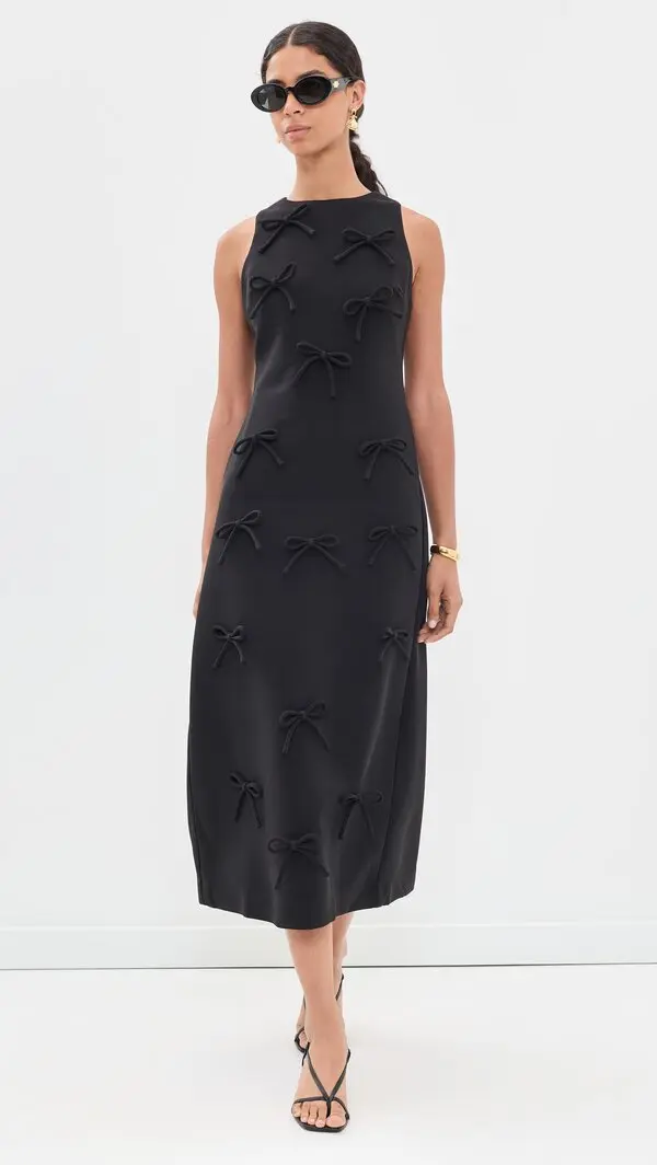 English Factory Bow Detailed Midi Dress