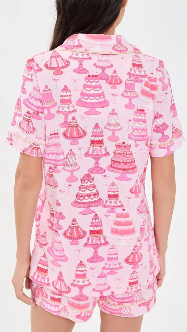 BEDHEAD PAJAMAS Classic Shorty Pajama Set - Cake Shop