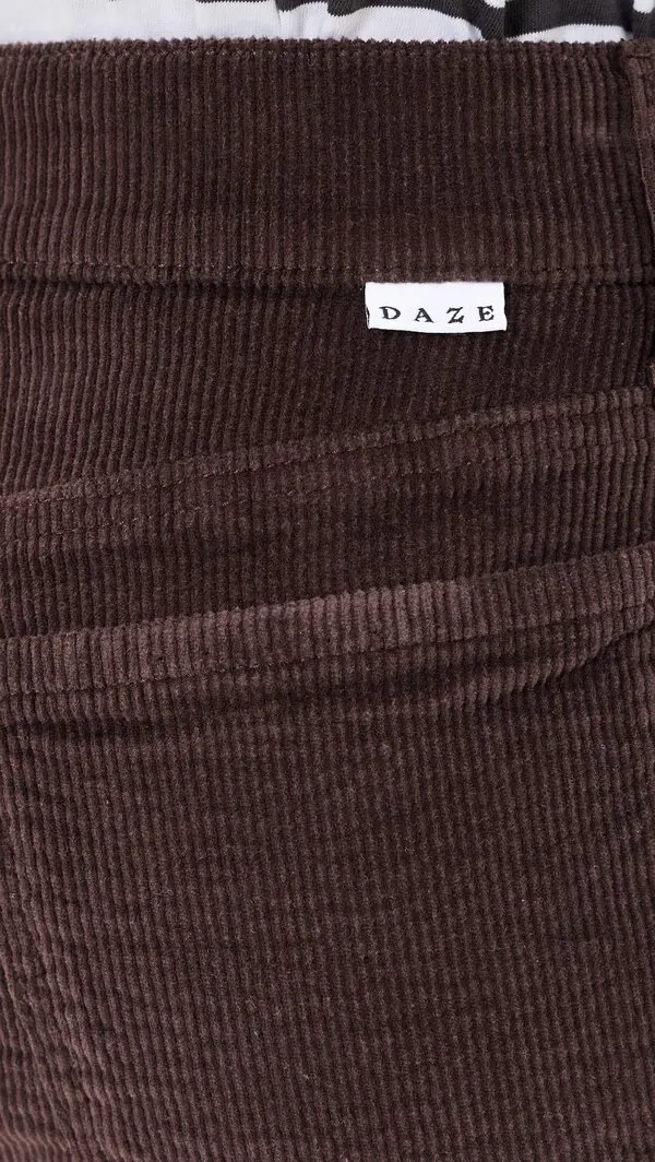 DAZE Micro Corduroy Mini Skirt