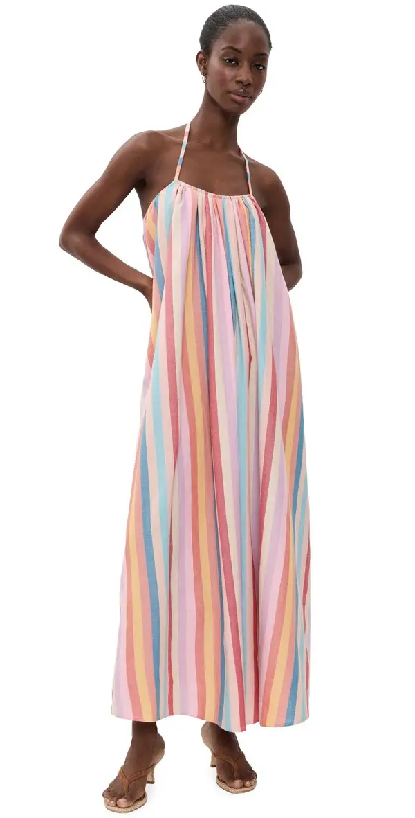 MARRAKSHI LIFE The Slip Maxi Dress - Stripe 92