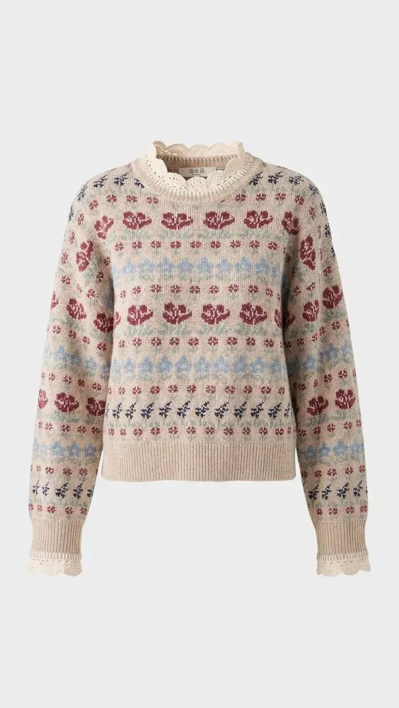 Sea Preston Knit Crew Neck Sweater