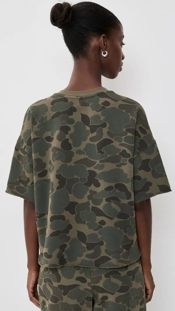 Xirena Romeo Tee Camouflage Print Short Sleeve T-shirt
