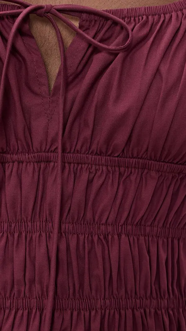 NIA Salt Dress Sleeveless Square Neck - Plum