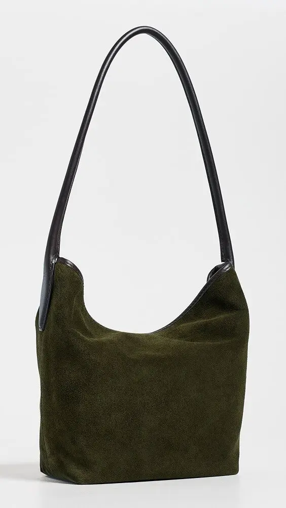 Madewell Suede Port Lid Shoulder Bag