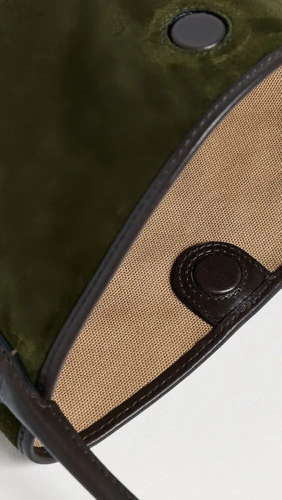 Madewell Suede Port Lid Shoulder Bag