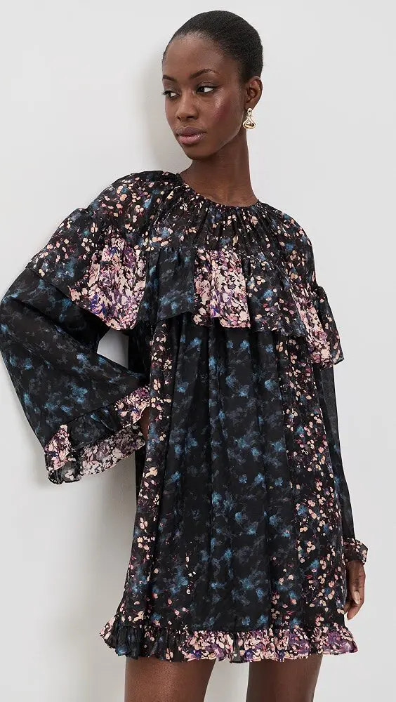 Ulla Johnson Lune Silk Mini Dress
