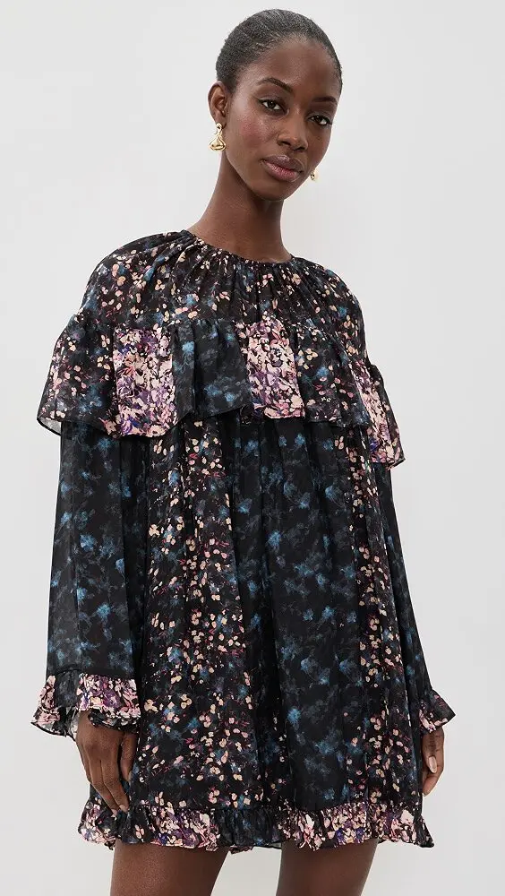Ulla Johnson Lune Silk Mini Dress