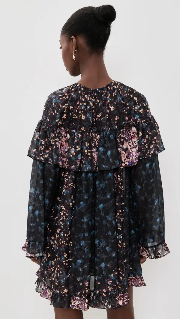 Ulla Johnson Lune Silk Mini Dress - Eclipse