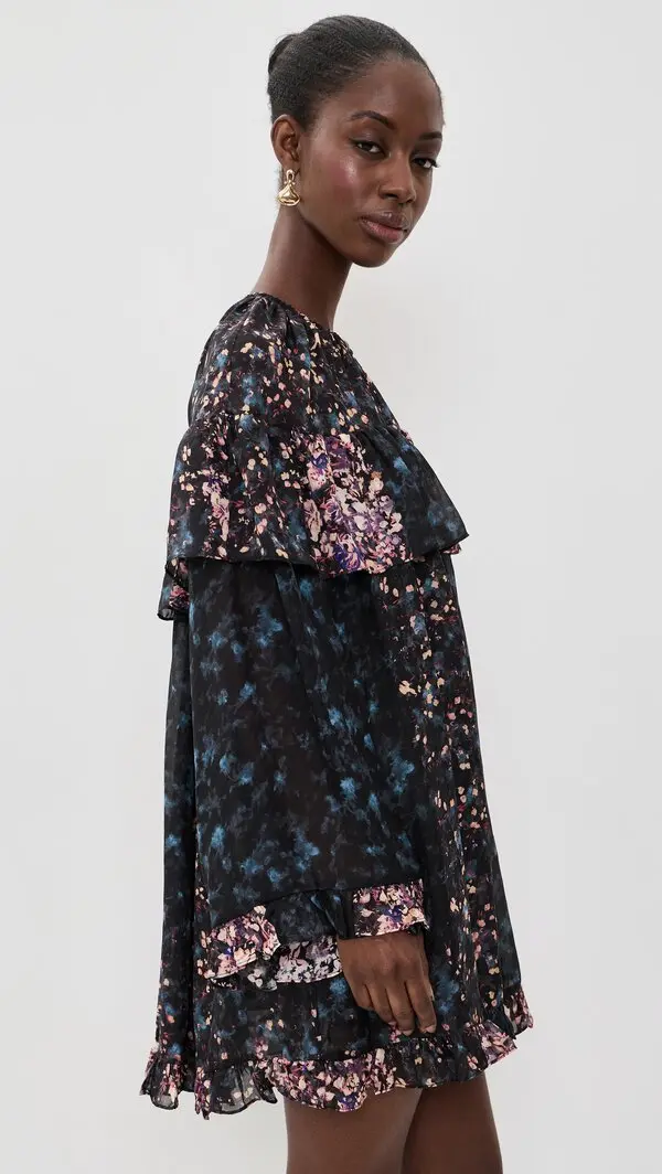 Ulla Johnson Lune Silk Mini Dress - Eclipse